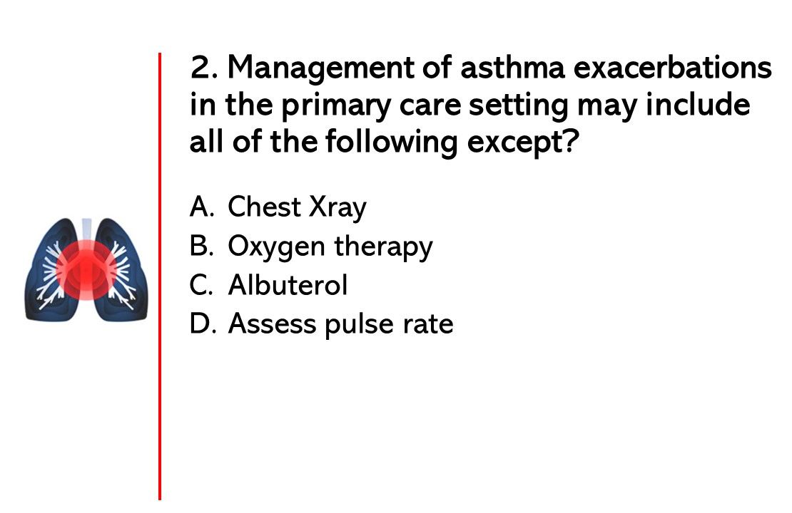 Exacerbations in Asthma and COPD: GINA and GOLD Guidelines Quiz