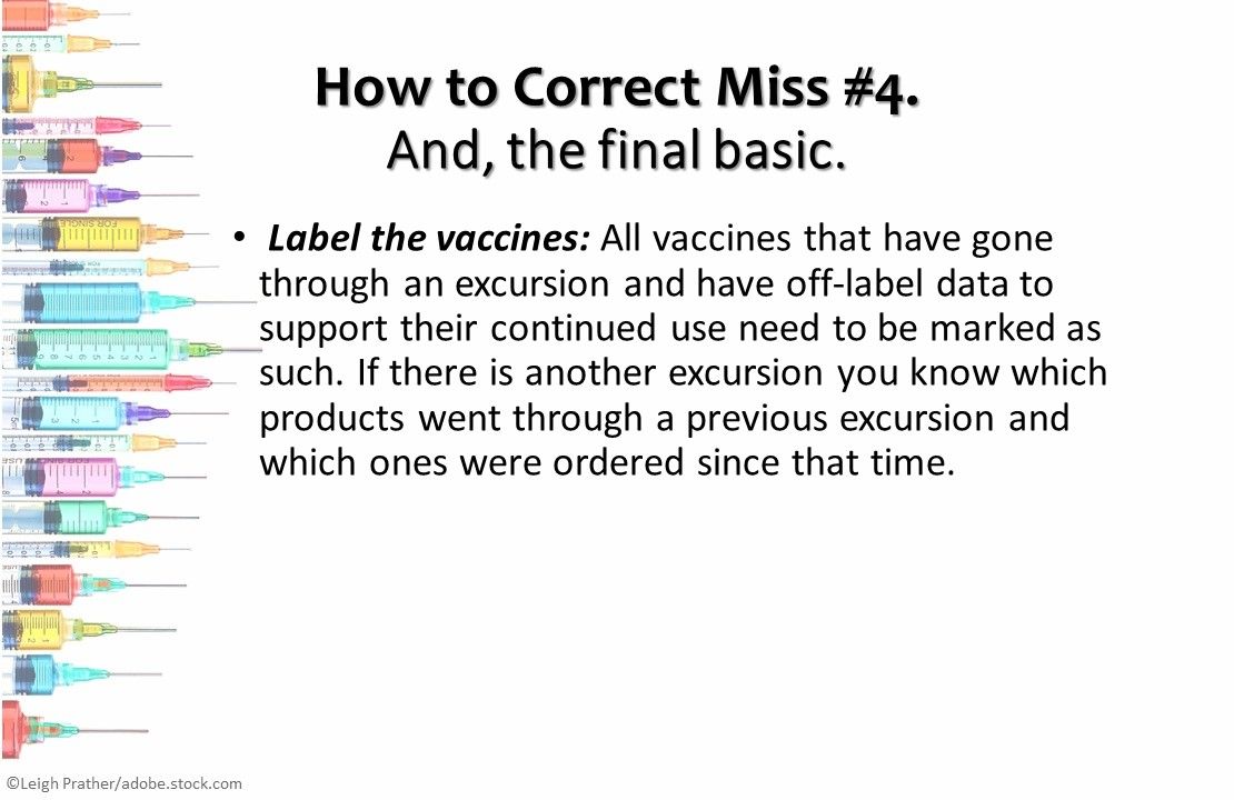 4 Top Vaccine Storage Misses