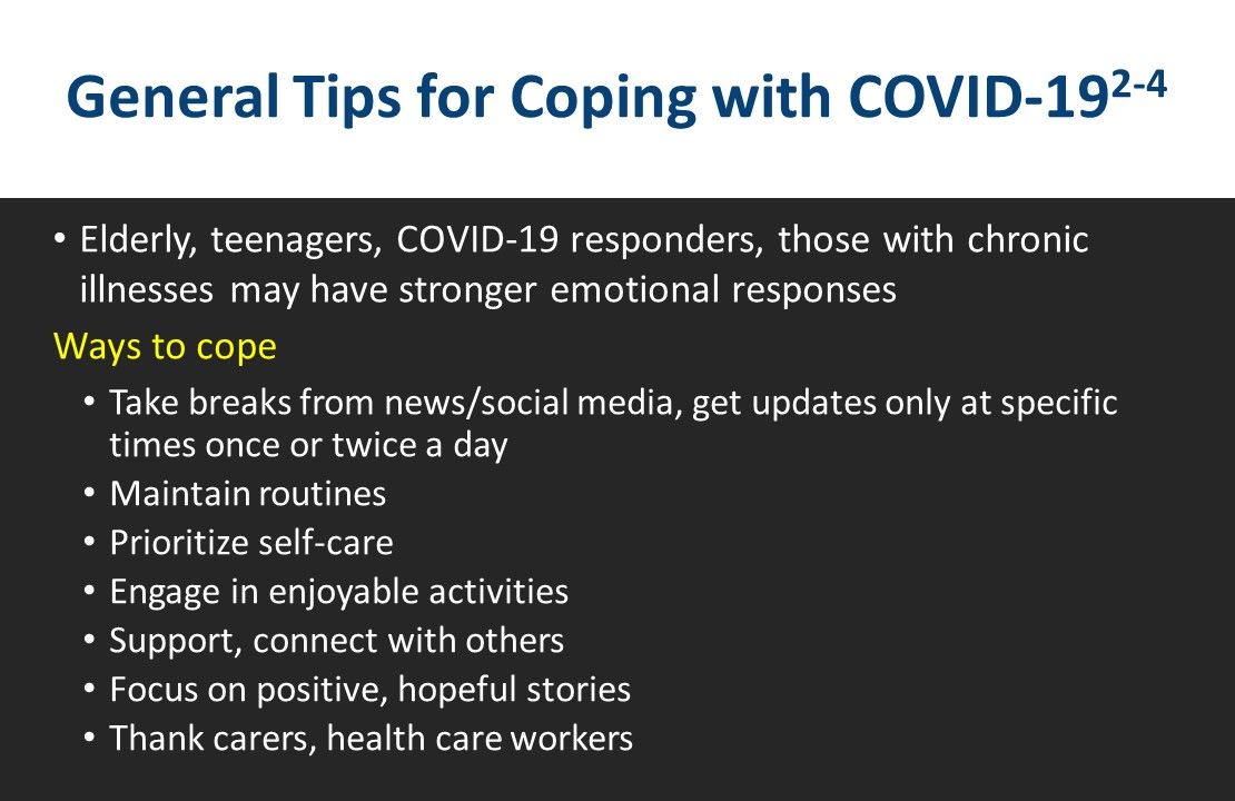 Coping with COVID-19: Tips for Healthcare Providers and Patients