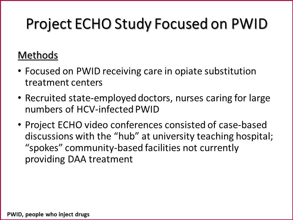 Improving HCV Care through Telementoring with Project ECHO