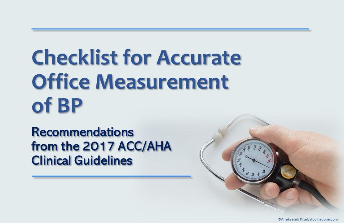 Errrors in blood pressure management can be reduced by following guidelines