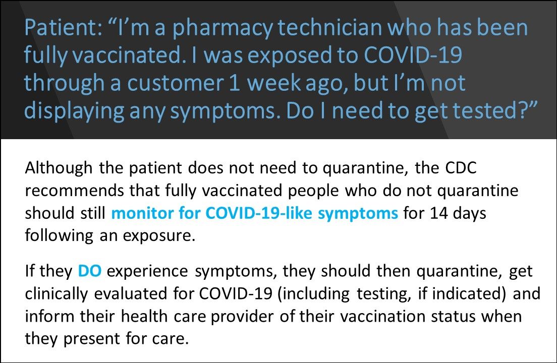 CDC Guidance for Fully Vaccinated Persons: Part 2