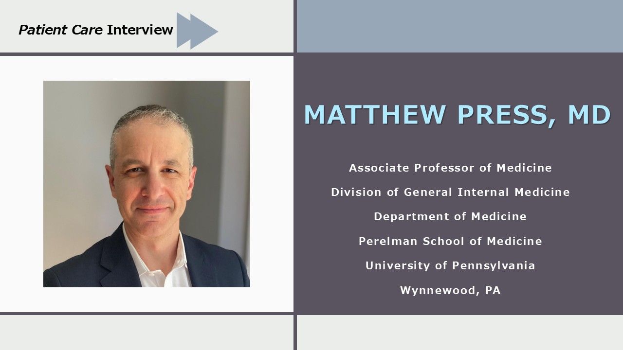 Matthew Press, MD: How Penn Medicine’s CoCM Model Helps PCPs Treat ...