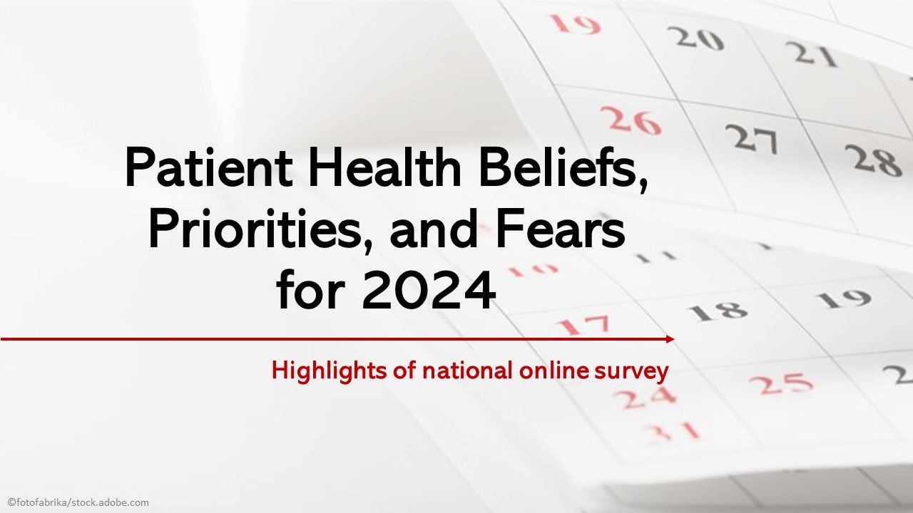 Patient Health Beliefs, Priorities, and Fears for 2024: National Survey ...