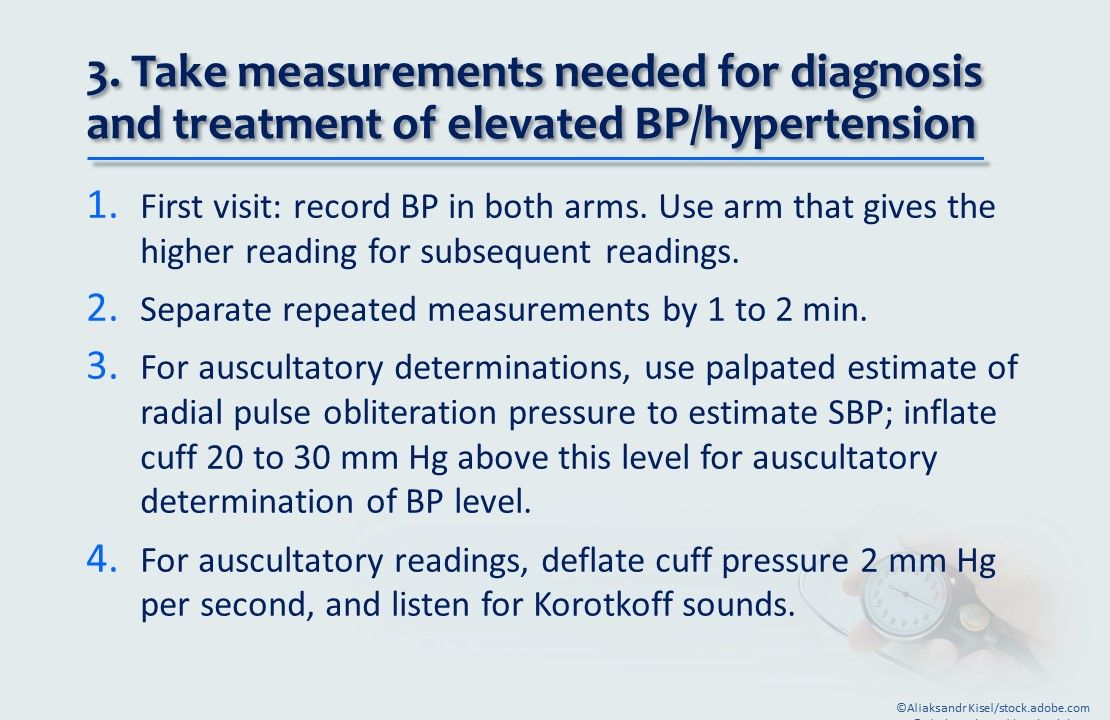 Errrors in blood pressure management can be reduced by following guidelines