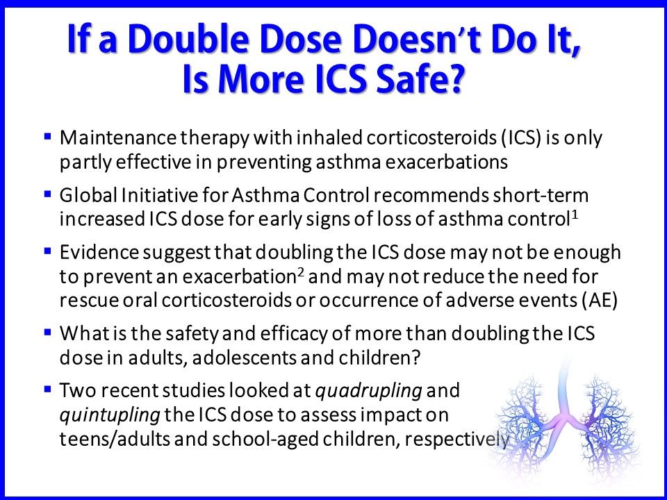How to Prevent Asthma Exacerbations: Is More ICS Better?