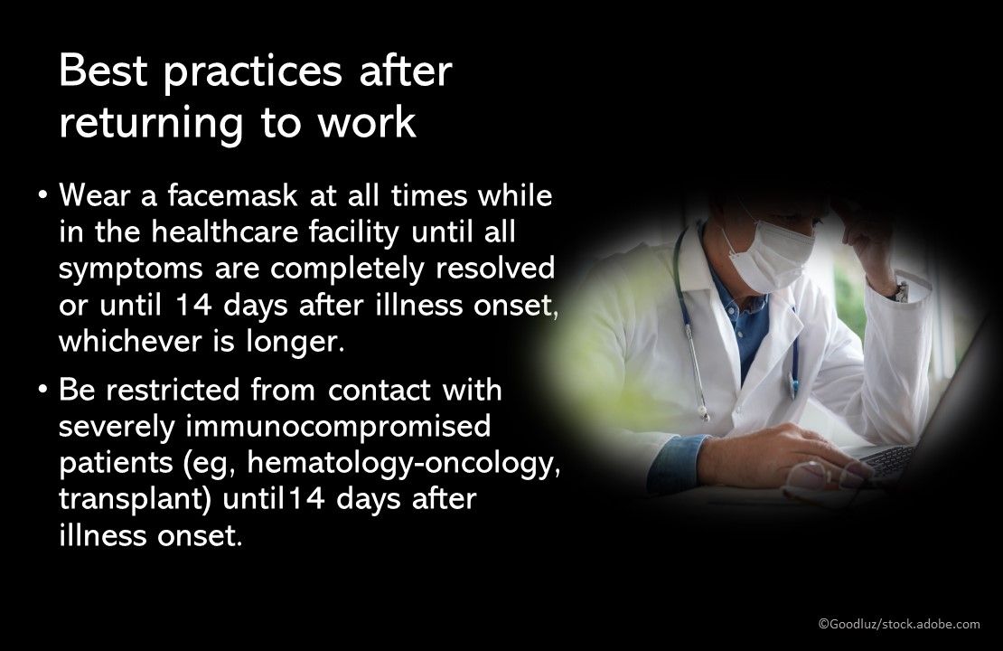 Return to Work Criteria for HCP After COVID-19