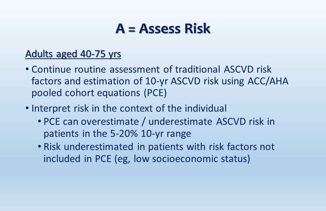 Primary Cardiovascular Prevention: 2019 ACC/AHA Guideline Update ...