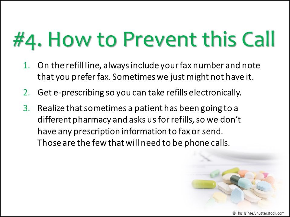5 Top Reasons the Pharmacy Calls You And How to Avoid Them