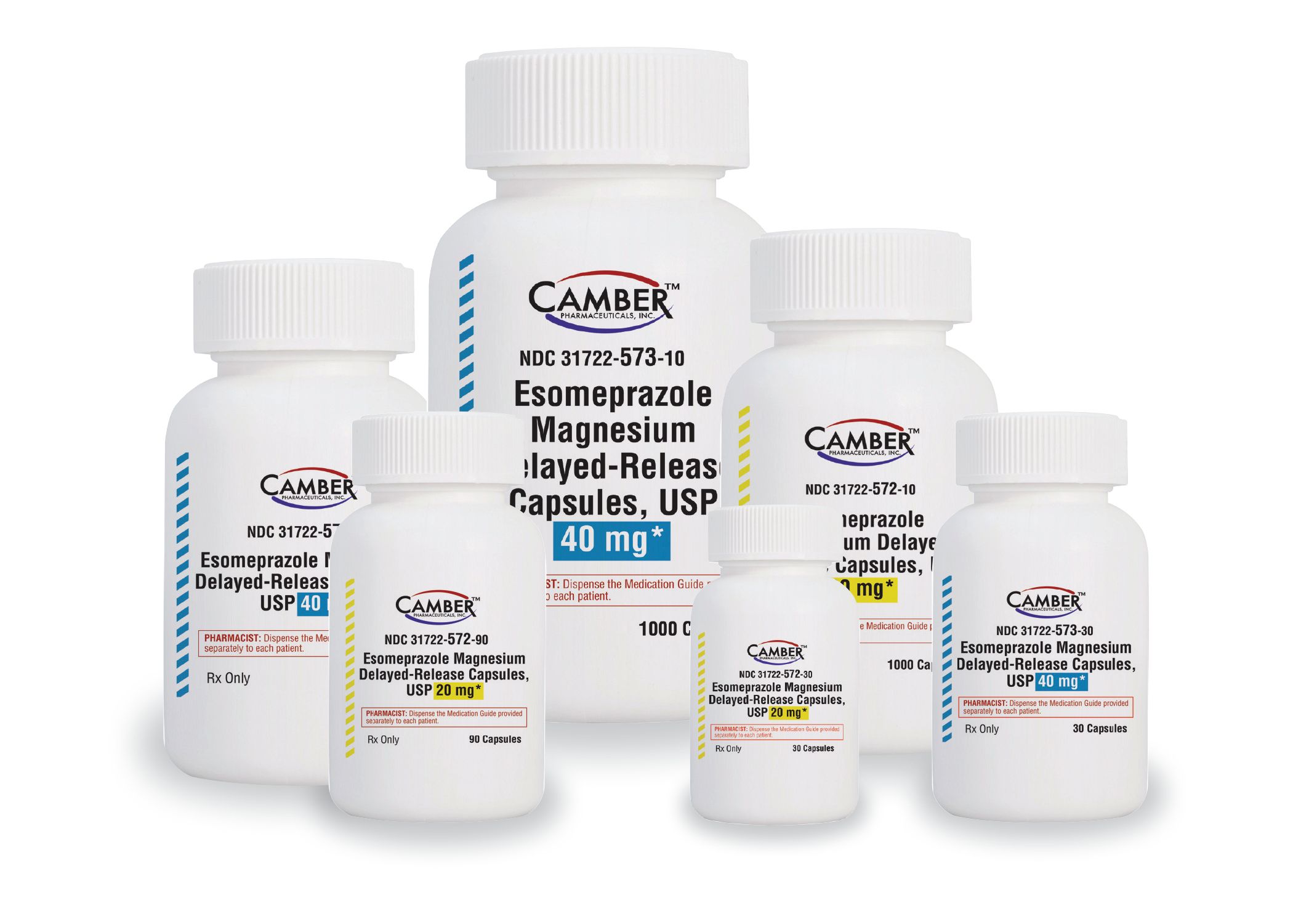 Camber Pharma Launches Generic Nexium Delayed-Release Capsules