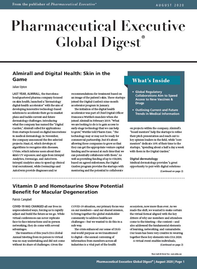 Pharmaceutical Executive Global Digest®