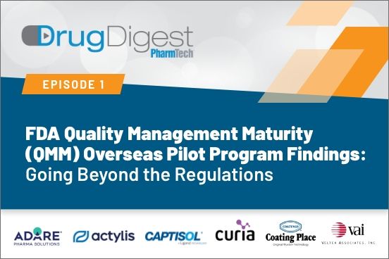 FDA Quality Management Maturity (QMM) Overseas Pilot Program Findings ...