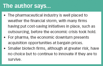 Where will the economic crisis leave pharma and biotech?