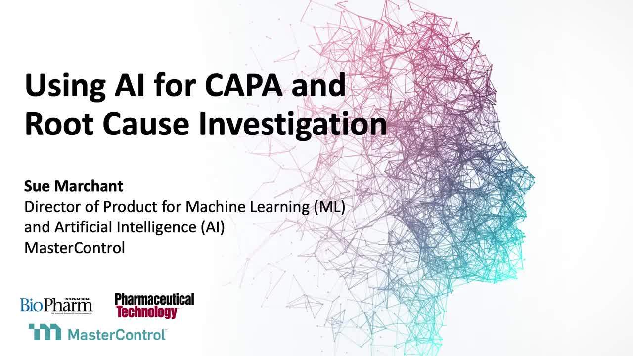 Using AI for CAPA Root Cause Investigation with Sue Marchant