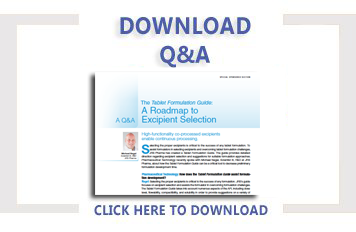 Tablet Formation Guide: A Roadmap to Excipient Selection