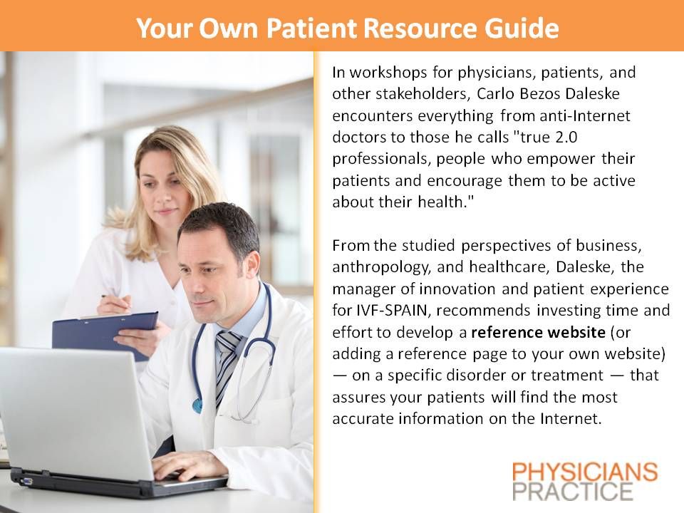 Ten Online Health Resources to Recommend to Patients