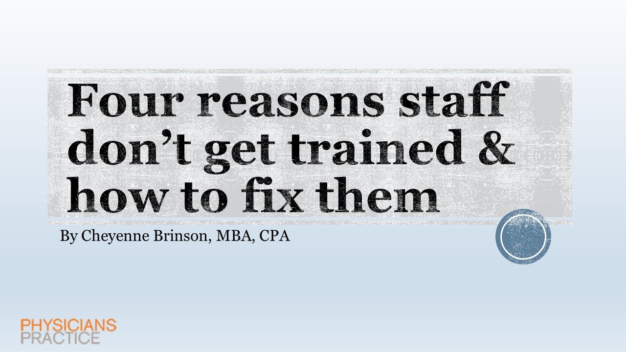 Four reasons staff don’t get trained and how to fix them