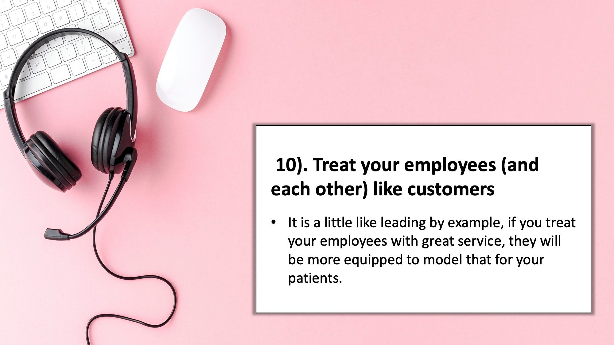 10 Customer Service Habits for Your Medical Practice