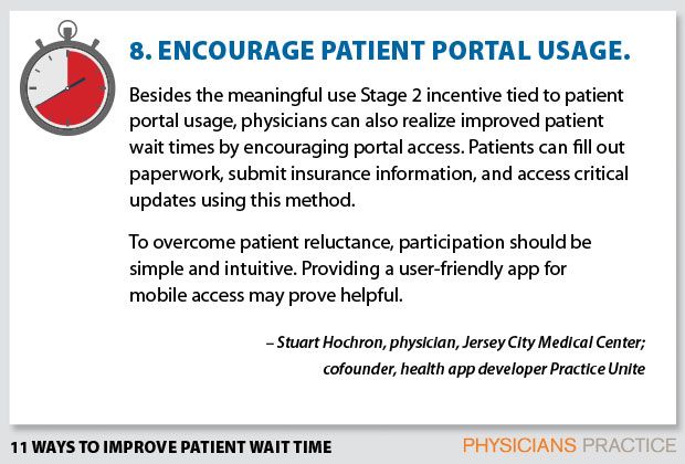 Eleven Ways to Improve Patient Wait Time