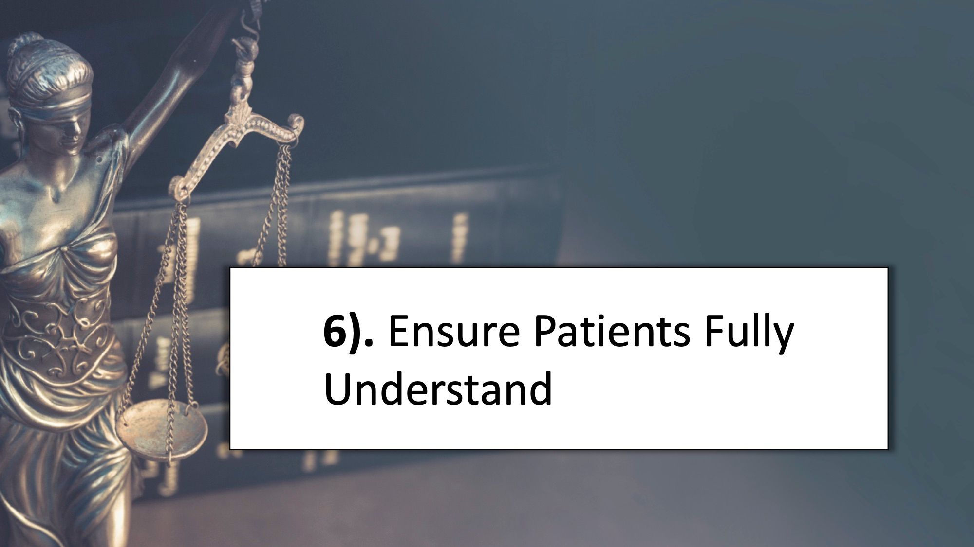 Ways to avoid a malpractice suit