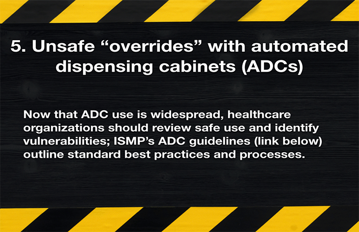 ISMP: Top 10 medication errors and hazards in 2019