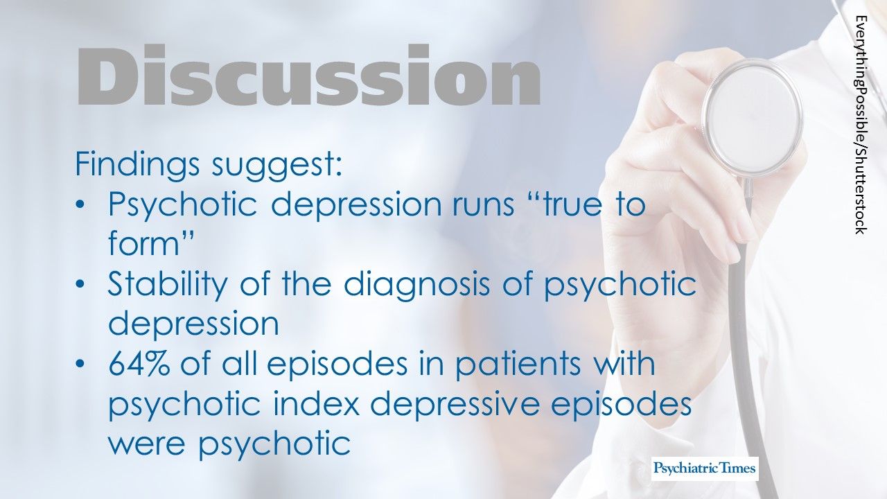 Risk of Psychosis in Major Depression | Psychiatric Times