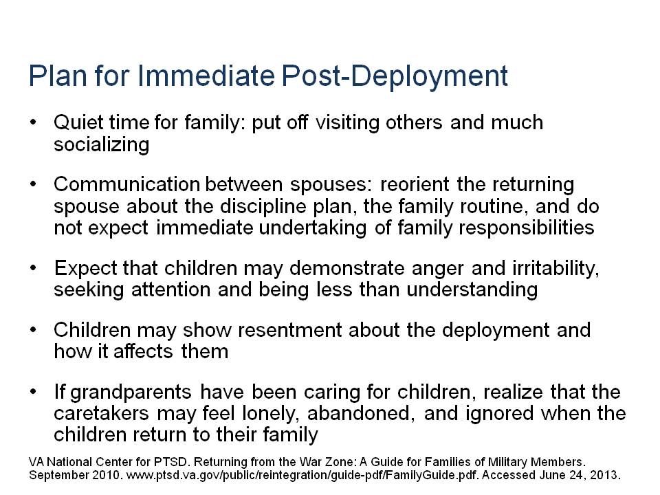 Children of Deployed Military Parents