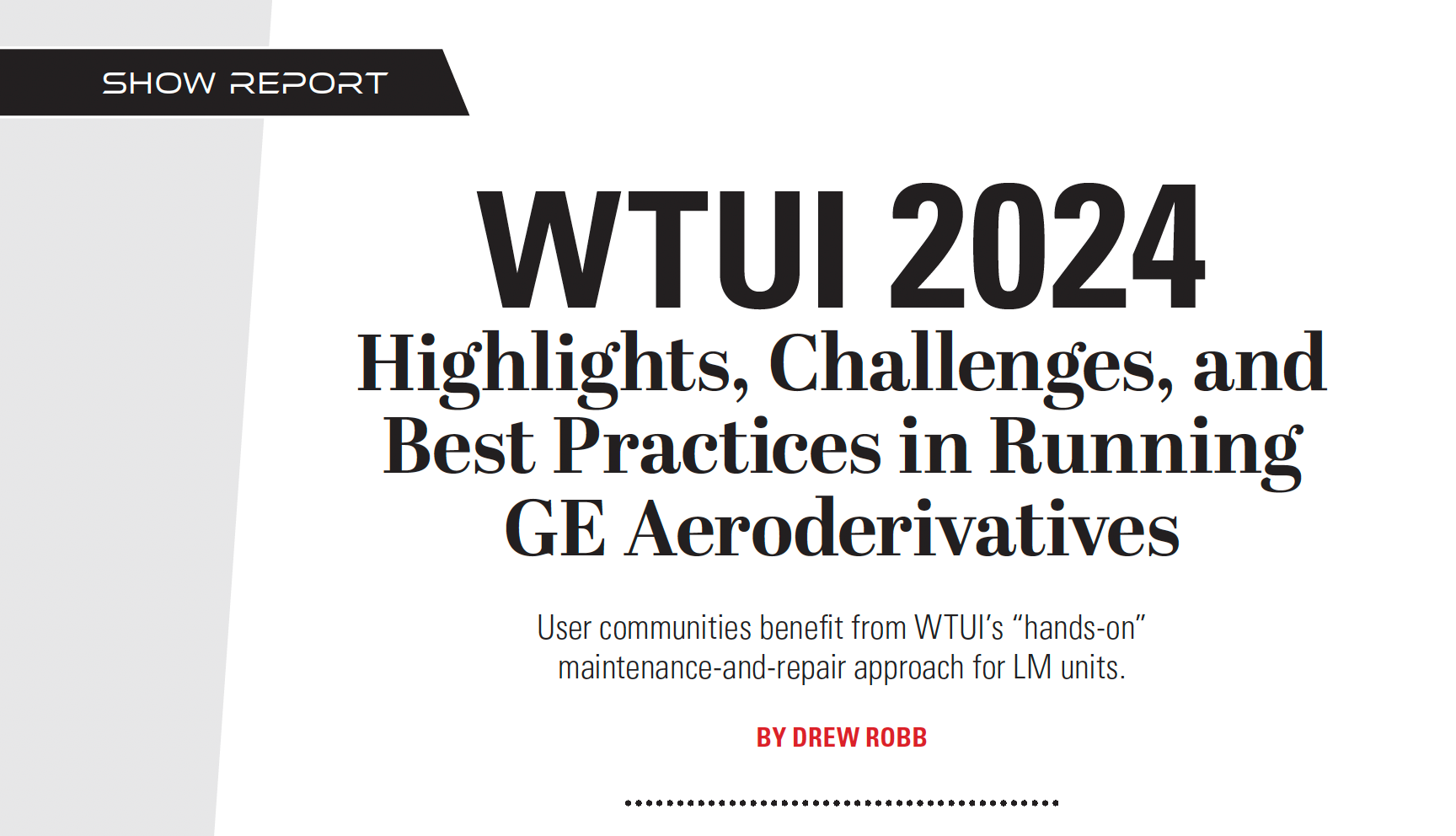 WTUI 2024: Highlights, Challenges, and Best Practices in Running GE ...