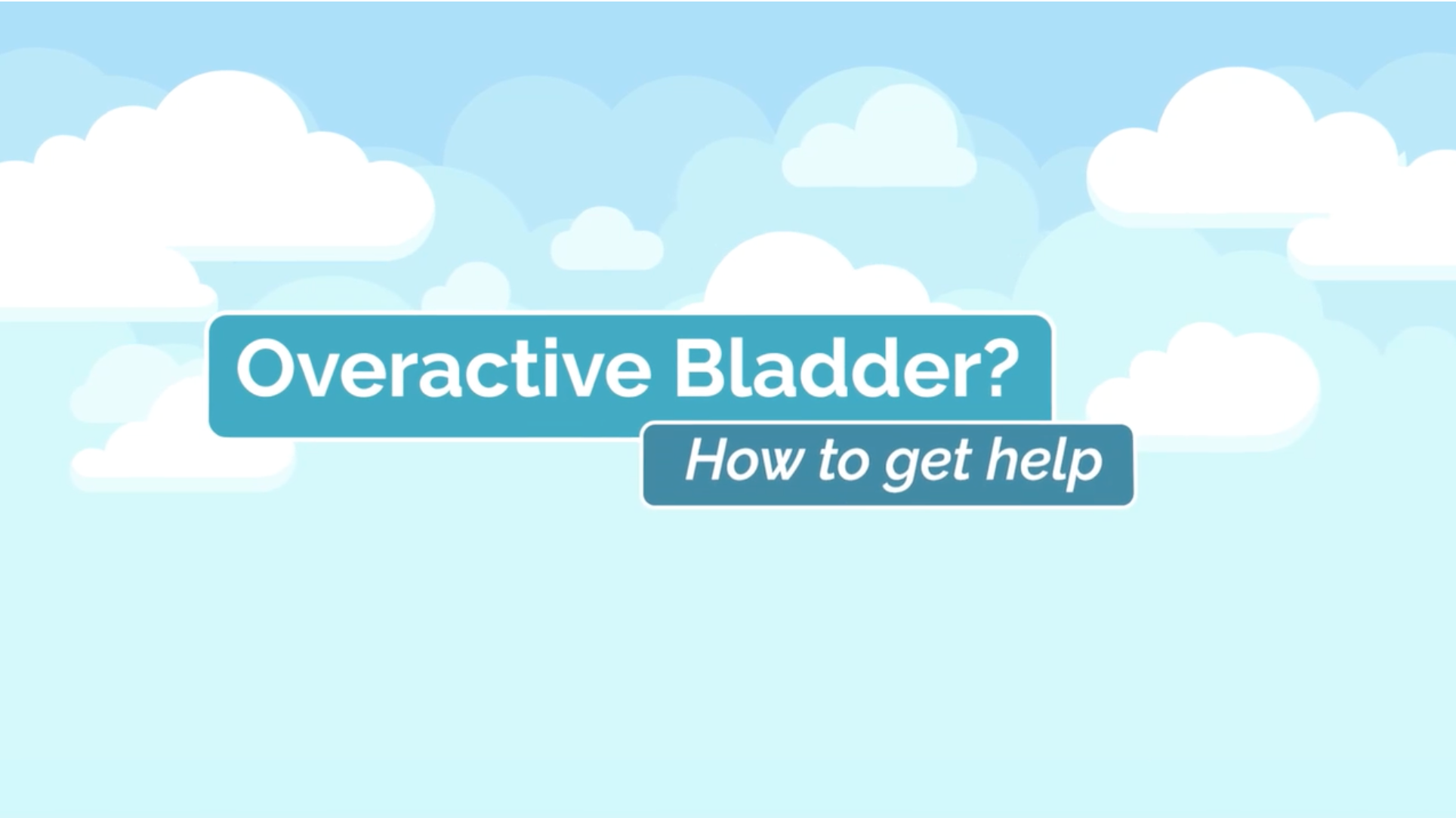 In-Clinic Educational Resource on the OAB Treatment Pathway
