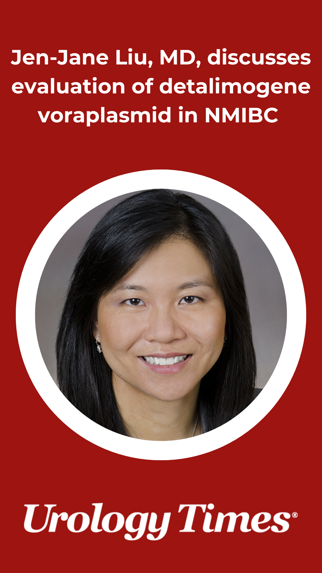 Jen-Jane Liu, MD, discusses evaluation of detalimogene voraplasmid in ...