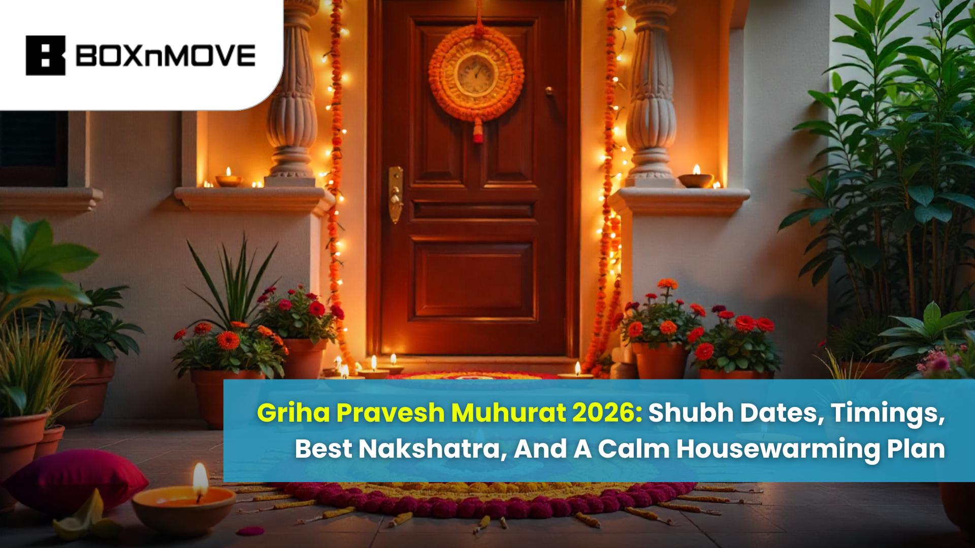Griha Pravesh Muhurat 2026: Shubh Dates, Timings & Nakshatra