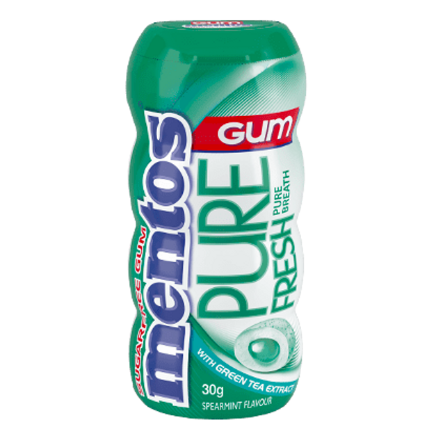 Mentos Pure Fresh Spearmint Sugarfree Bottle | Mentos Australia