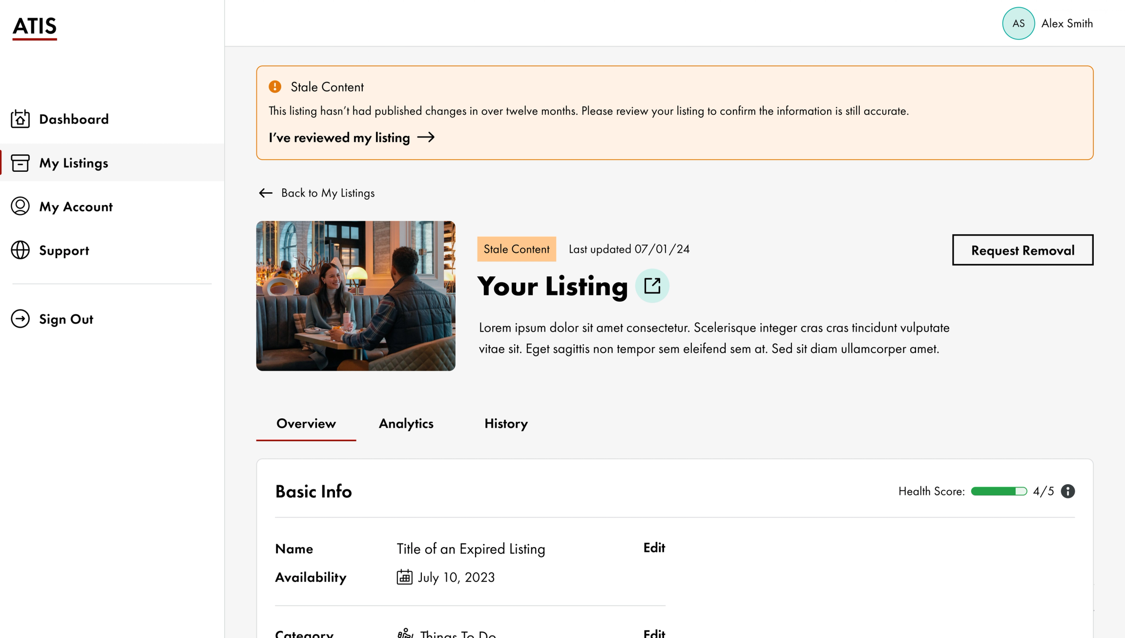 Addressing ATIS listings marked as “stale content” | Travel Alberta