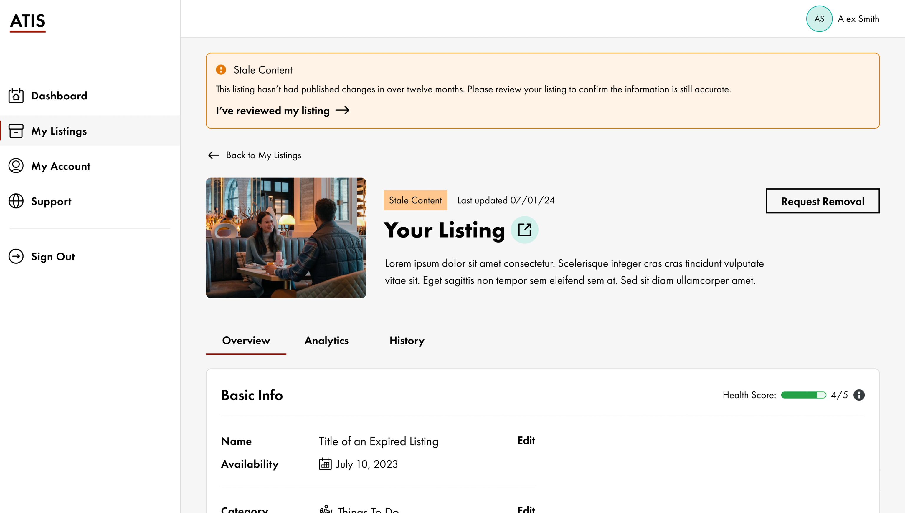Addressing ATIS listings marked as “stale content” | Travel Alberta