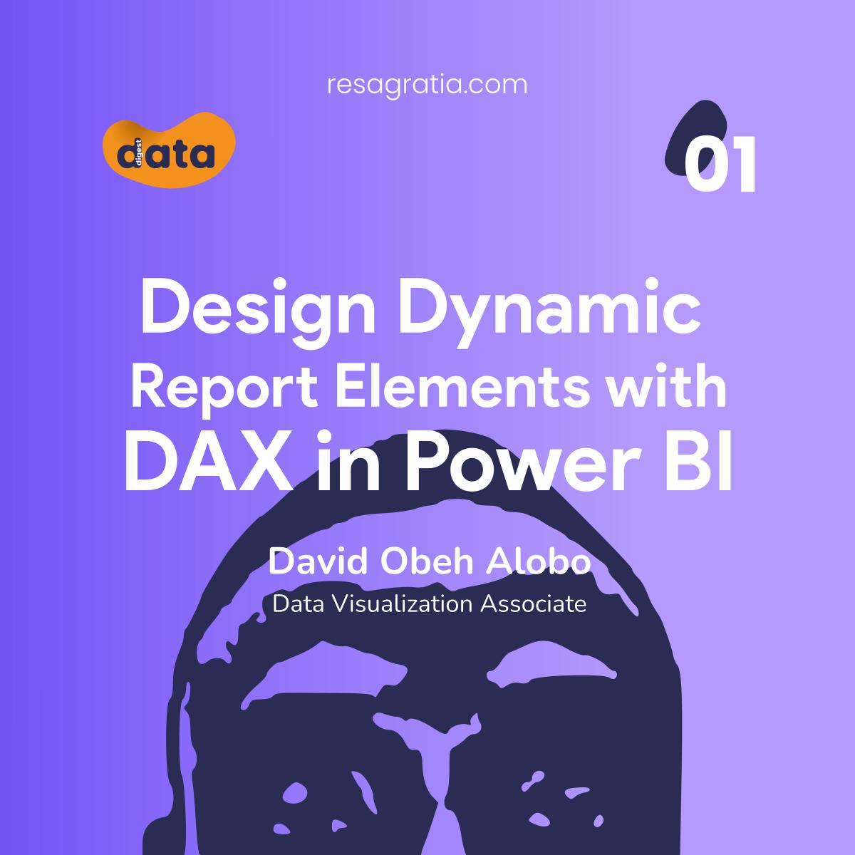 Dynamic Report Elements - header, background - with DAX in Power BI ...