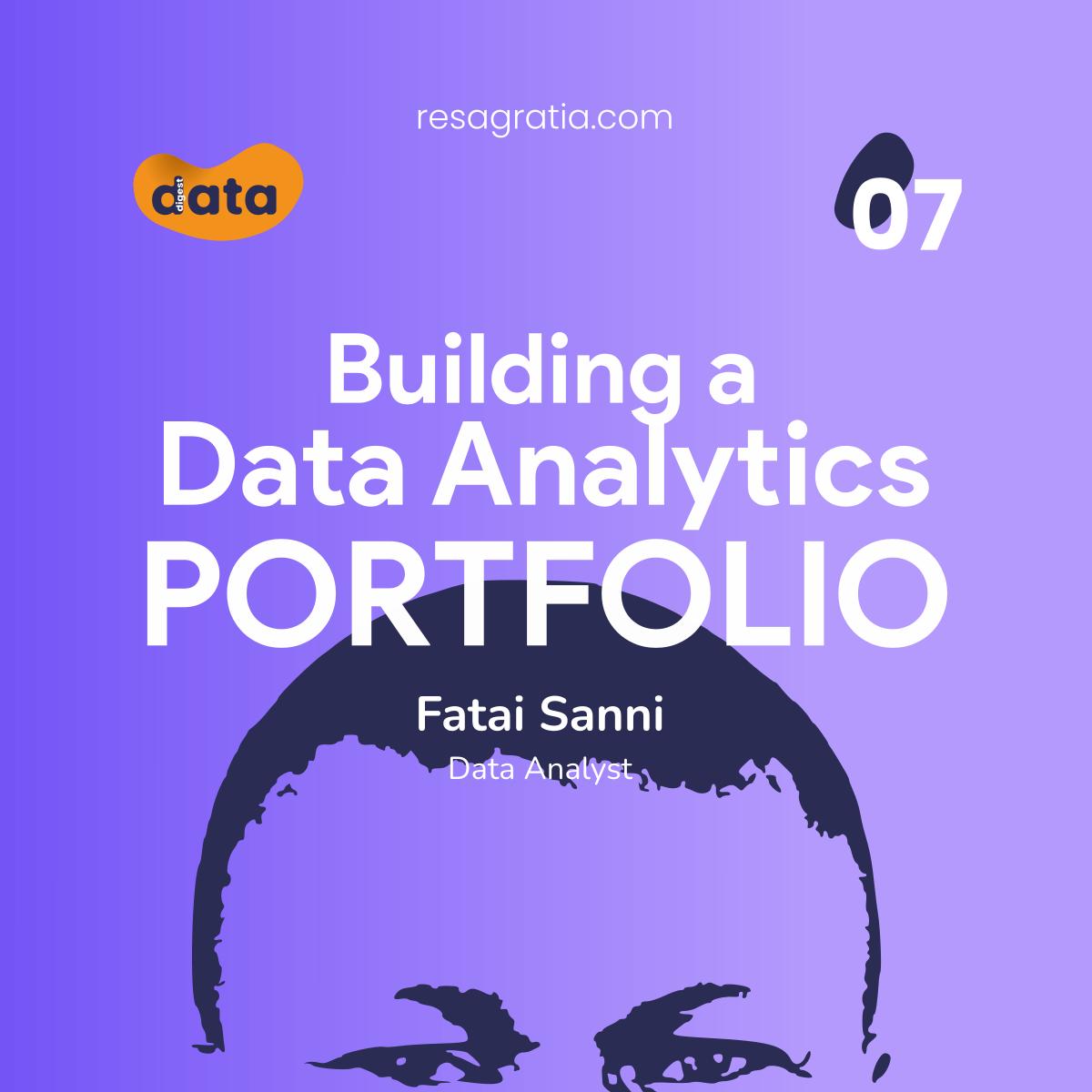 Building a Data Analytics Portfolio | Resagratia
