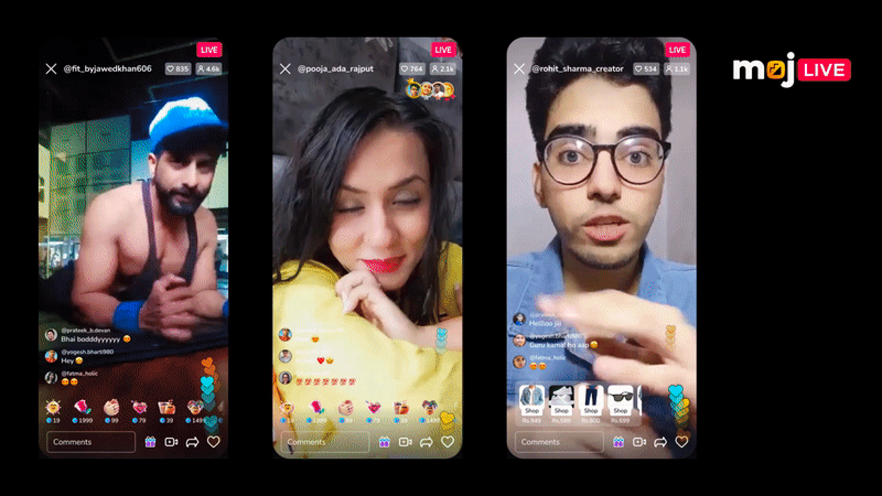 ShareChat News - Moj turns two and launches a live video streaming ...