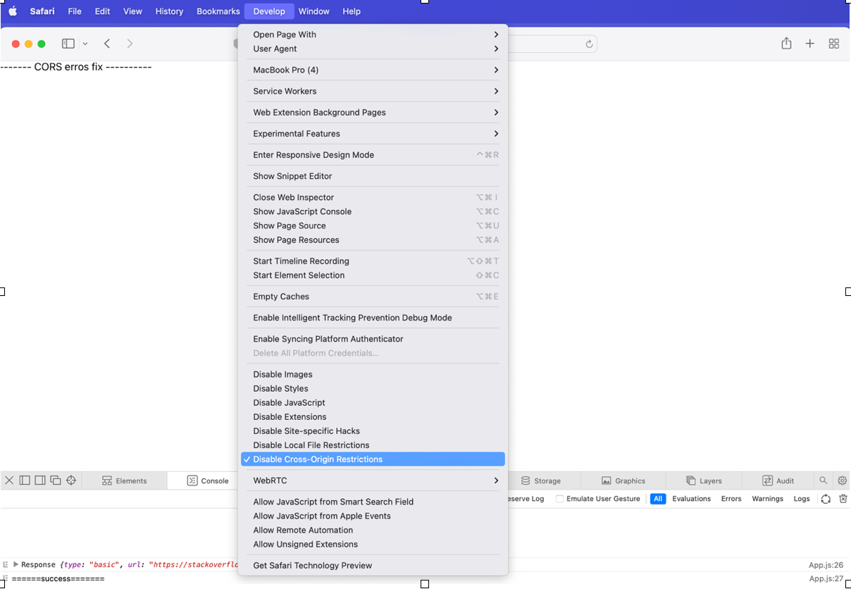 ShareChat Blog - Bypassing CORS errors in development ShareChat Blog - Bypassing CORS errors in development