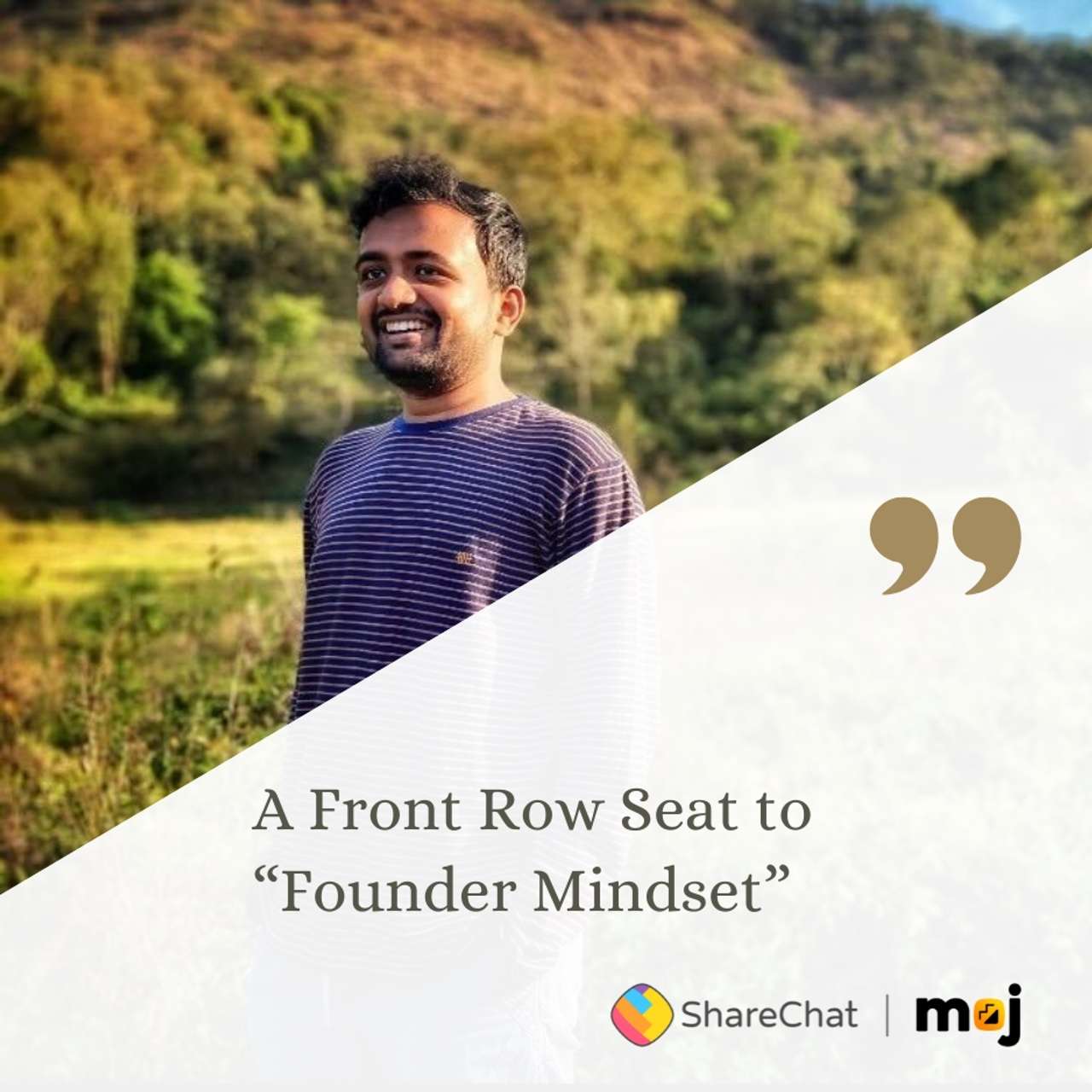 ShareChat Blog - A Front Row Seat to “Founder Mindset”