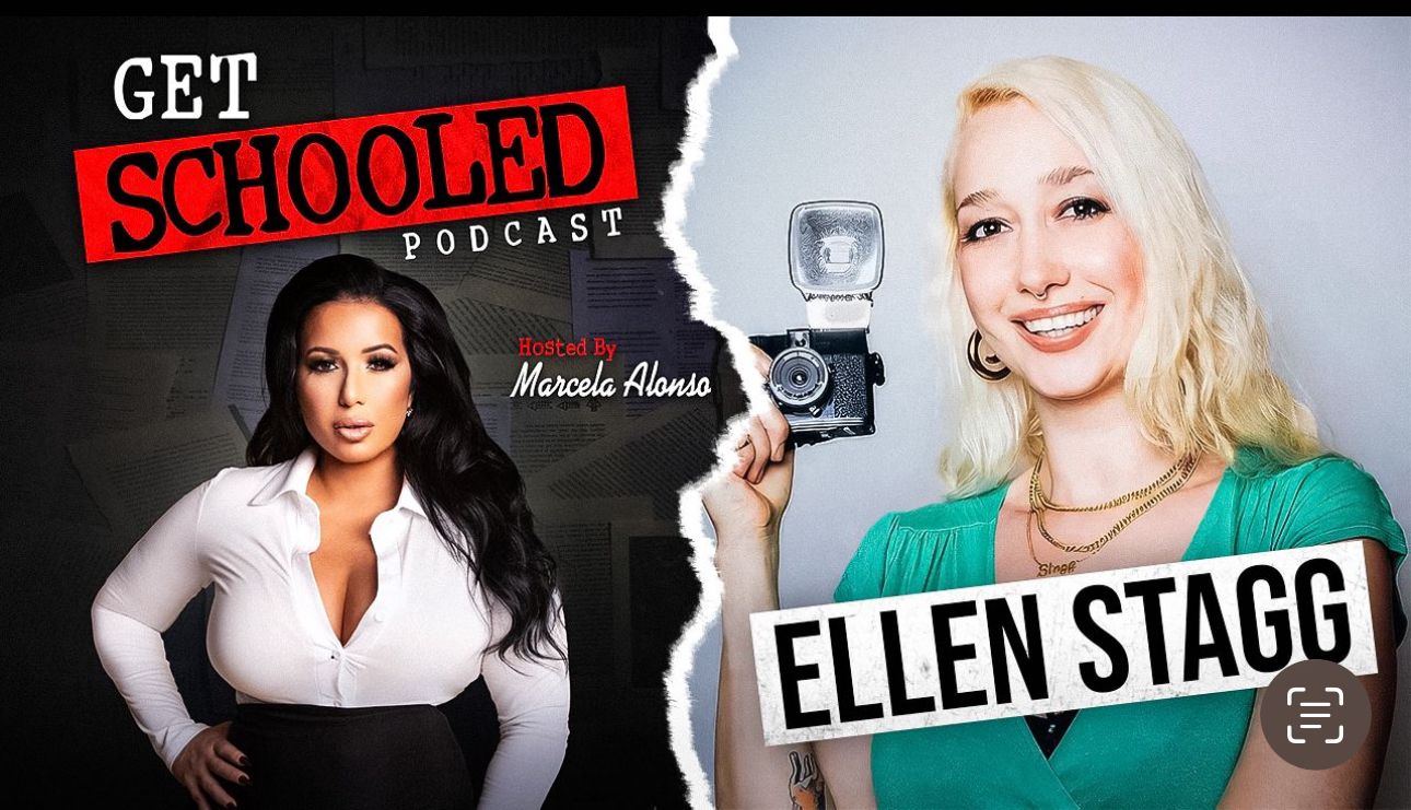 Ellen Stagg Guests on Get Schooled Podcast | Pornstar Town