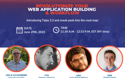 Webinar: Introducing Taipy 2.3