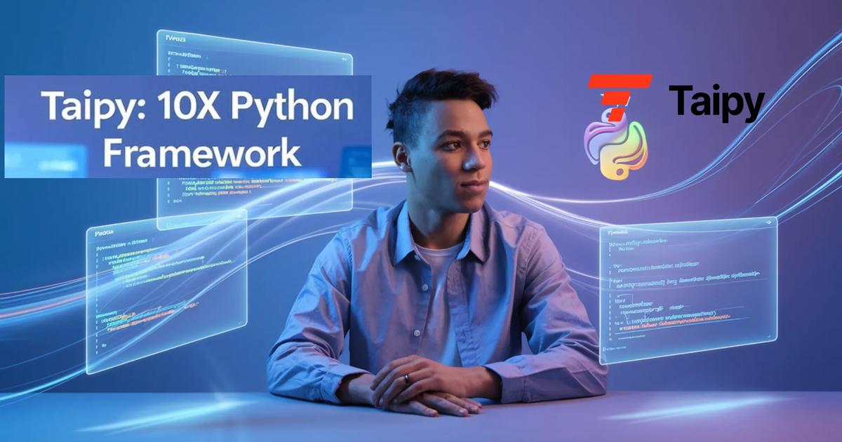 π Taipy: The 10X Python Framework Thatβs Making Streamlit Obsolete in 2024 π Taipy: The 10X Python Framework Thatβs Making Streamlit Obsolete in 2024