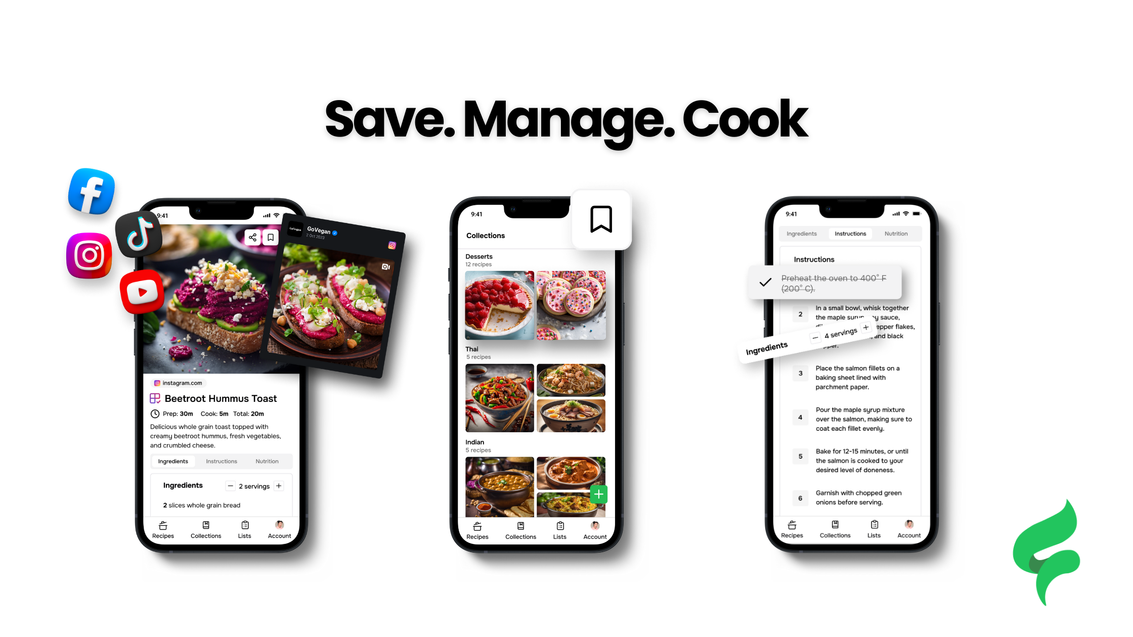 How to save recipes from Social media with Flavorish | Flavorish