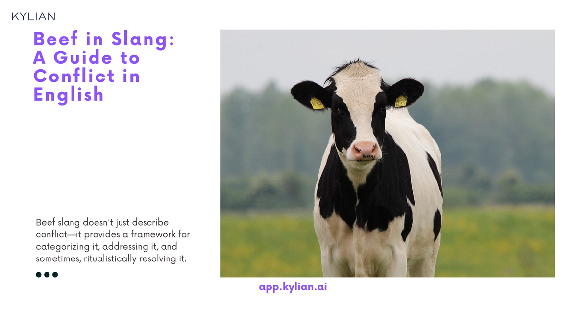 Beef in Slang: A Guide to Conflict in English