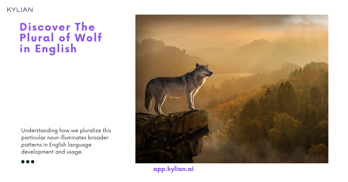 Discover The Plural of Wolf in English