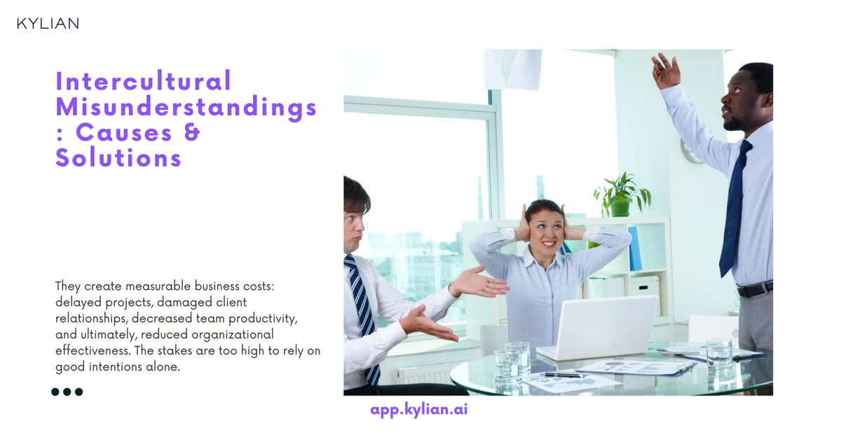 Intercultural misunderstandings: causes and solutions