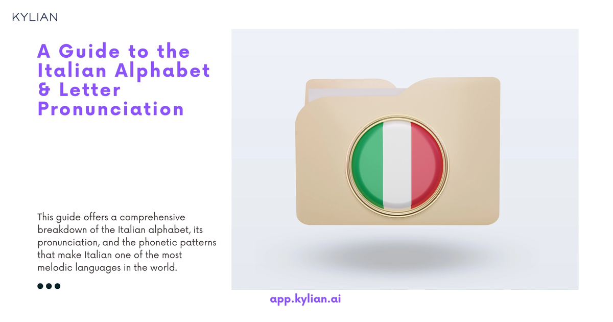 A Guide to the Italian Alphabet & Letter Pronunciation