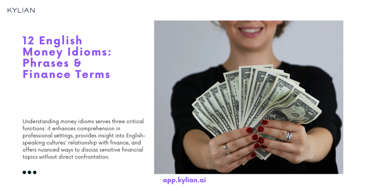 15 English Idioms About Money and Finance (with Examples)
