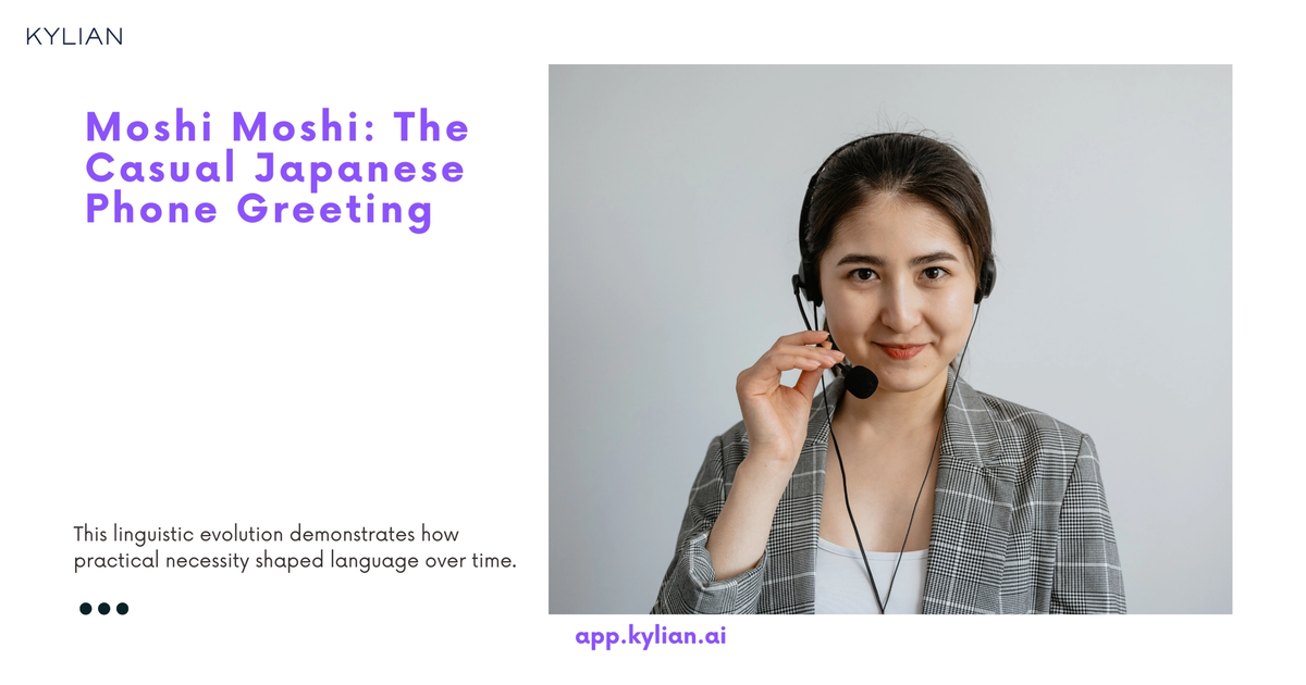 Moshi Moshi: The Casual Japanese Phone Greeting