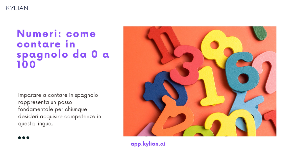 Numeri: come contare in spagnolo da 0 a 100